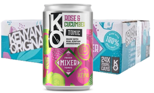 24 Pack KO Rose and Cucumber Tonic – African Originals Shop